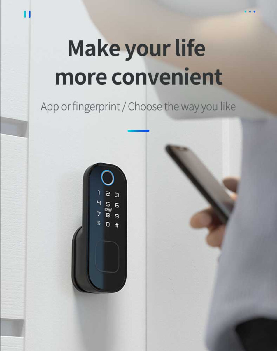 Buy China Wholesale Double Side Cylinder Fingerprint Digital Keyless ...