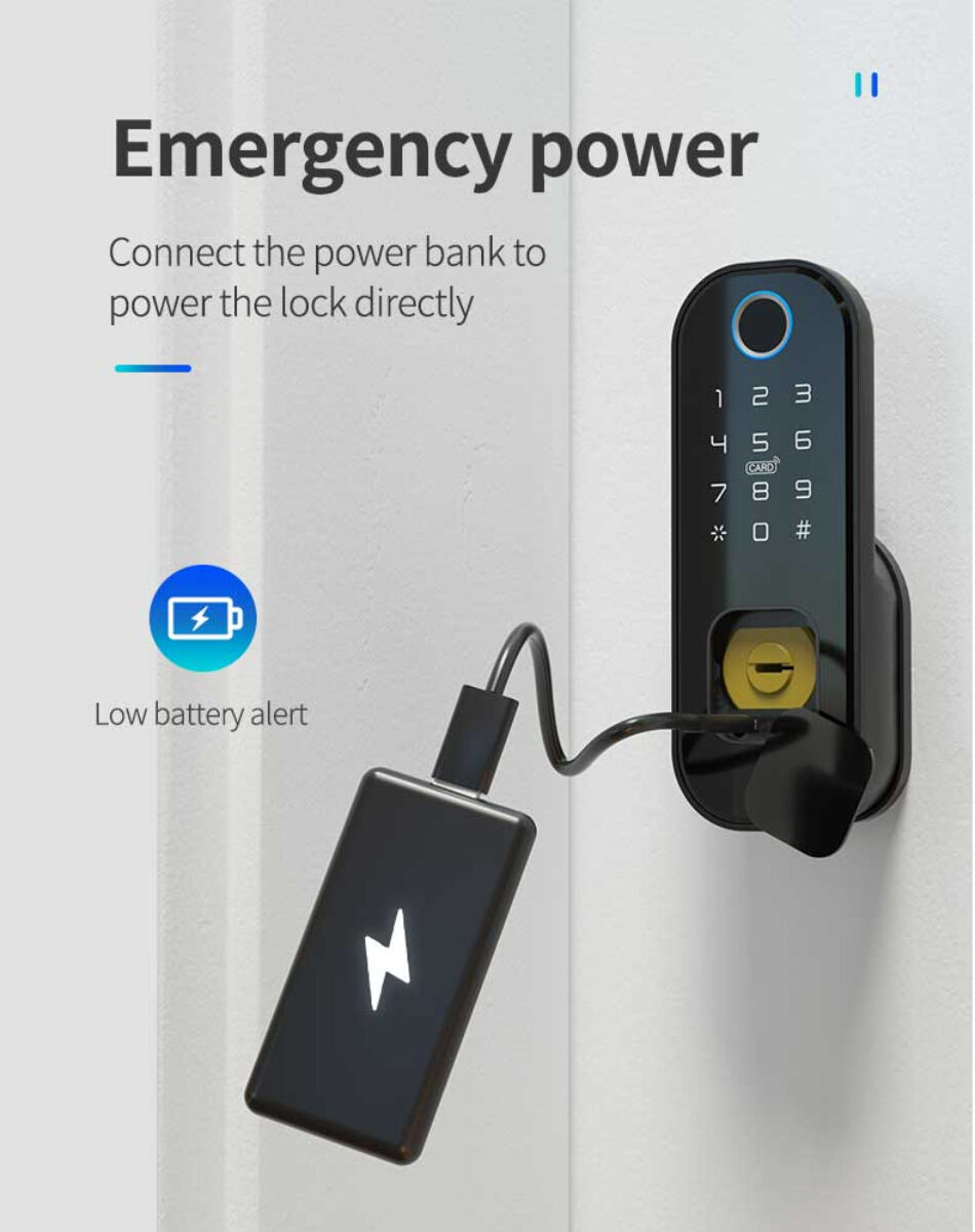 Buy China Wholesale Double Side Cylinder Fingerprint Digital Keyless ...