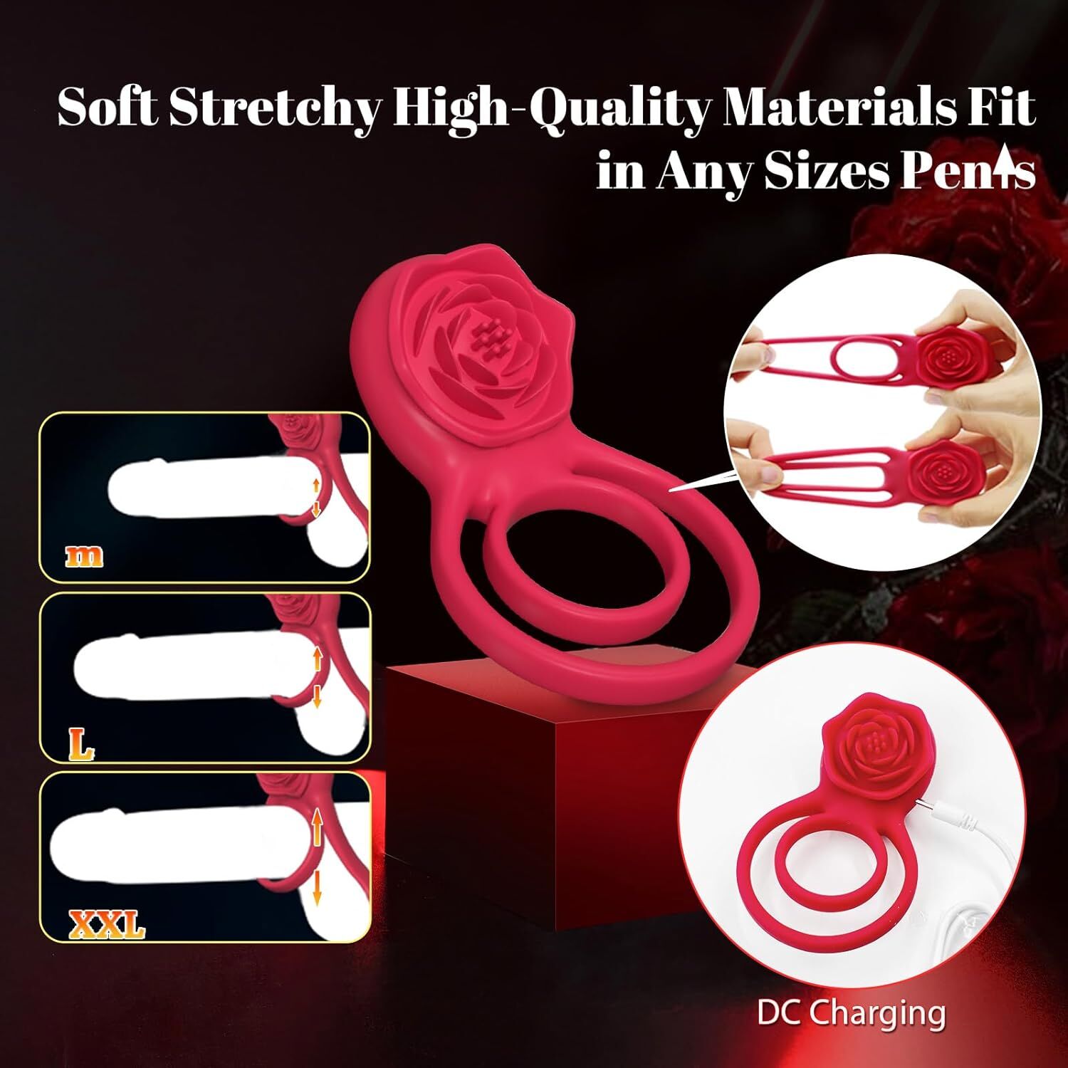 Buy China Wholesale Vibrating Cock Ring Stimulator Vibrator Couples 7632