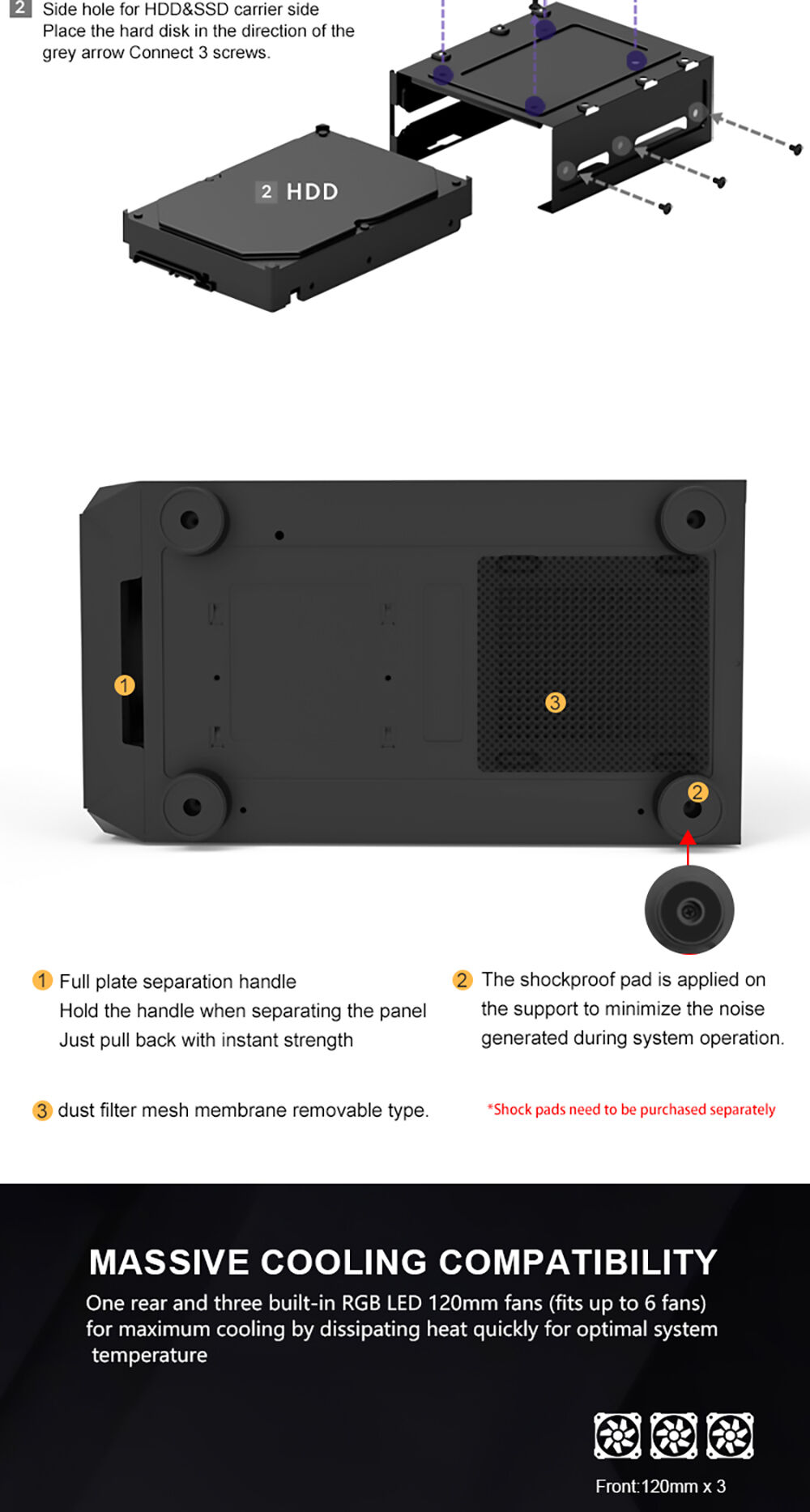 Factory Oem Low Price Tempered Glass Panel Gaming Pc Case Atx Gaming ...