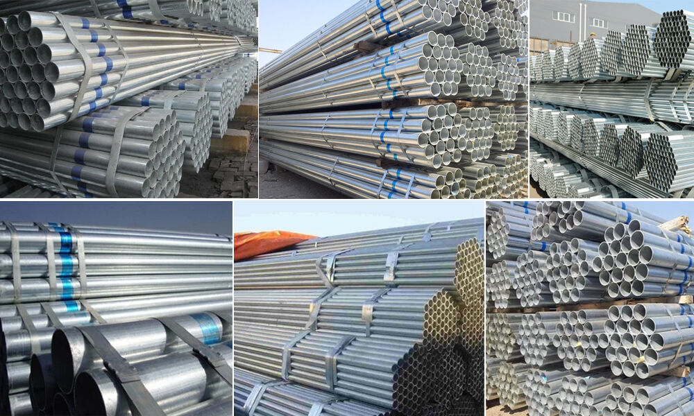 Galvanized/carbon Steel Pipe Seamless Gi Q195 Q235b Q345 Zinc Coating ...