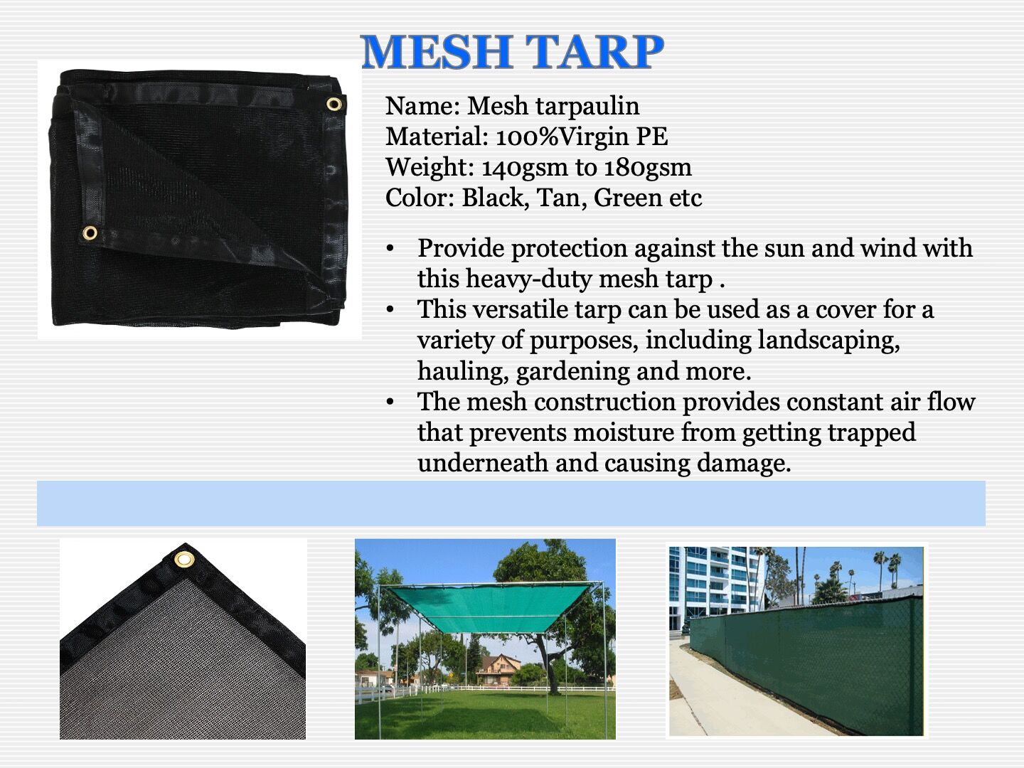 Pe Tarp - Tarpaulin Factory Price - Korea Standard - Vietnam ...