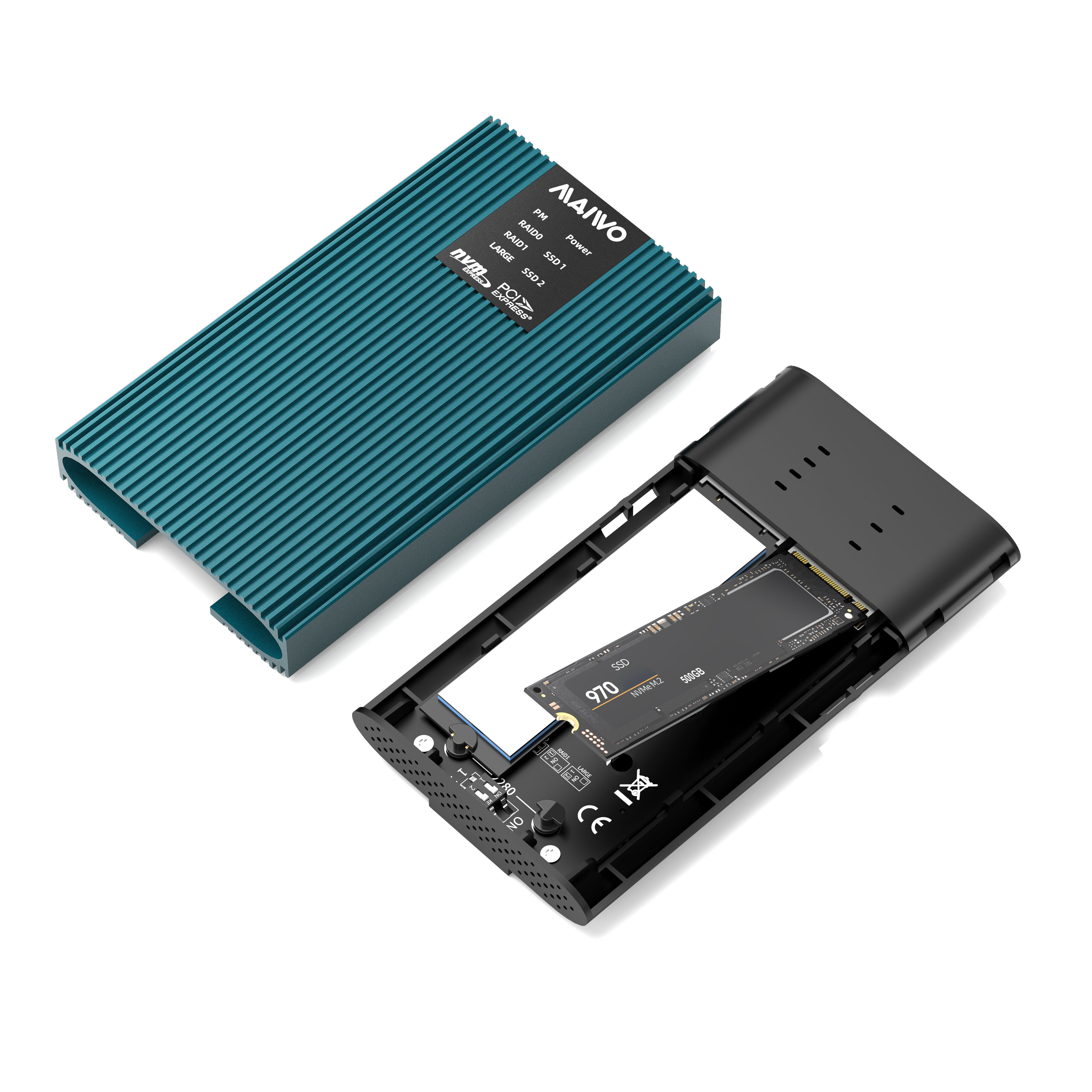 Bulk Buy China Wholesale Maiwo K2022r Tool Free 2 Bays Aluminum Nvme M ...