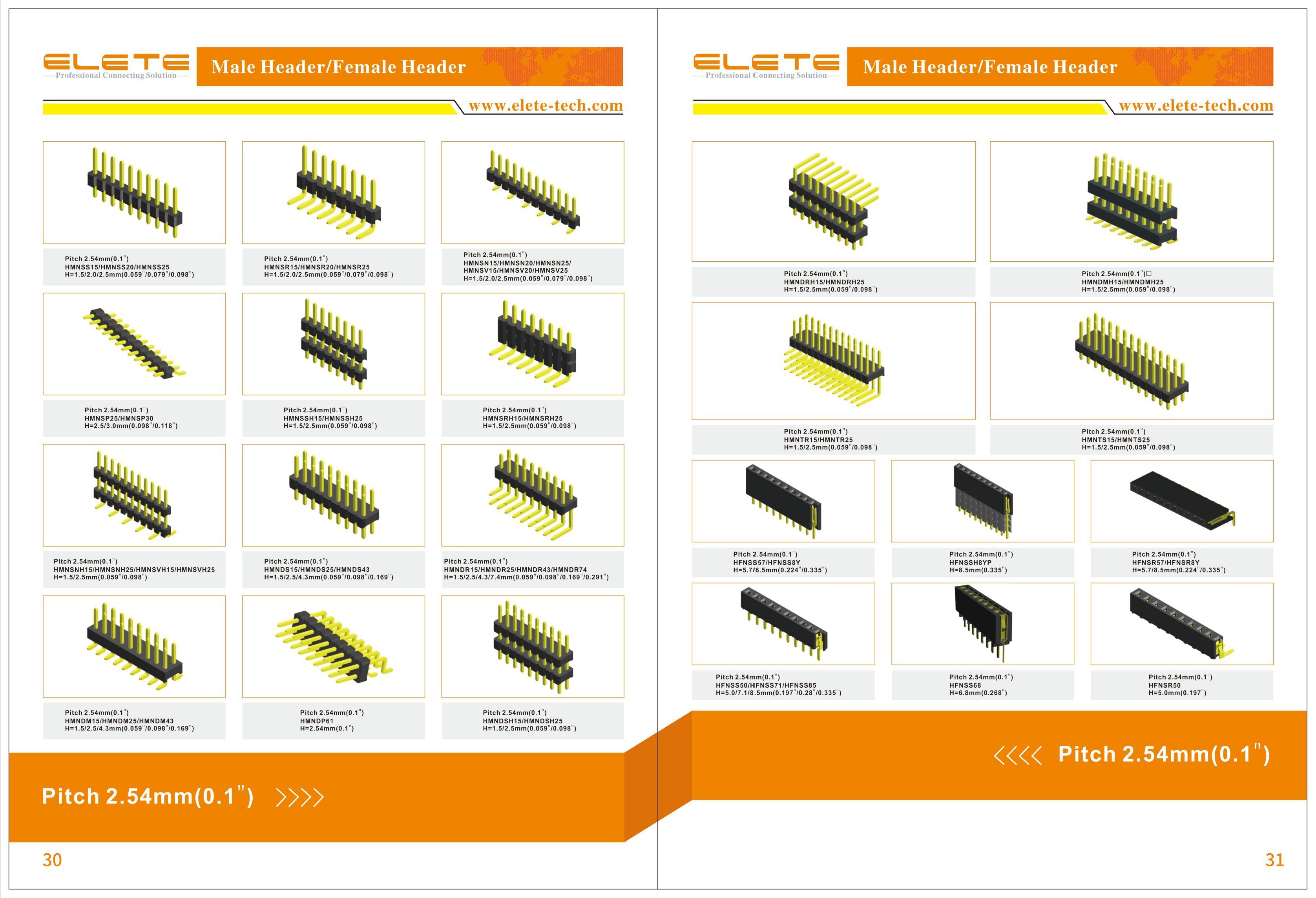 Idc Box Header Connector With Shrouded, 10 Pin 2.54mm 0.10" Pitch Right ...
