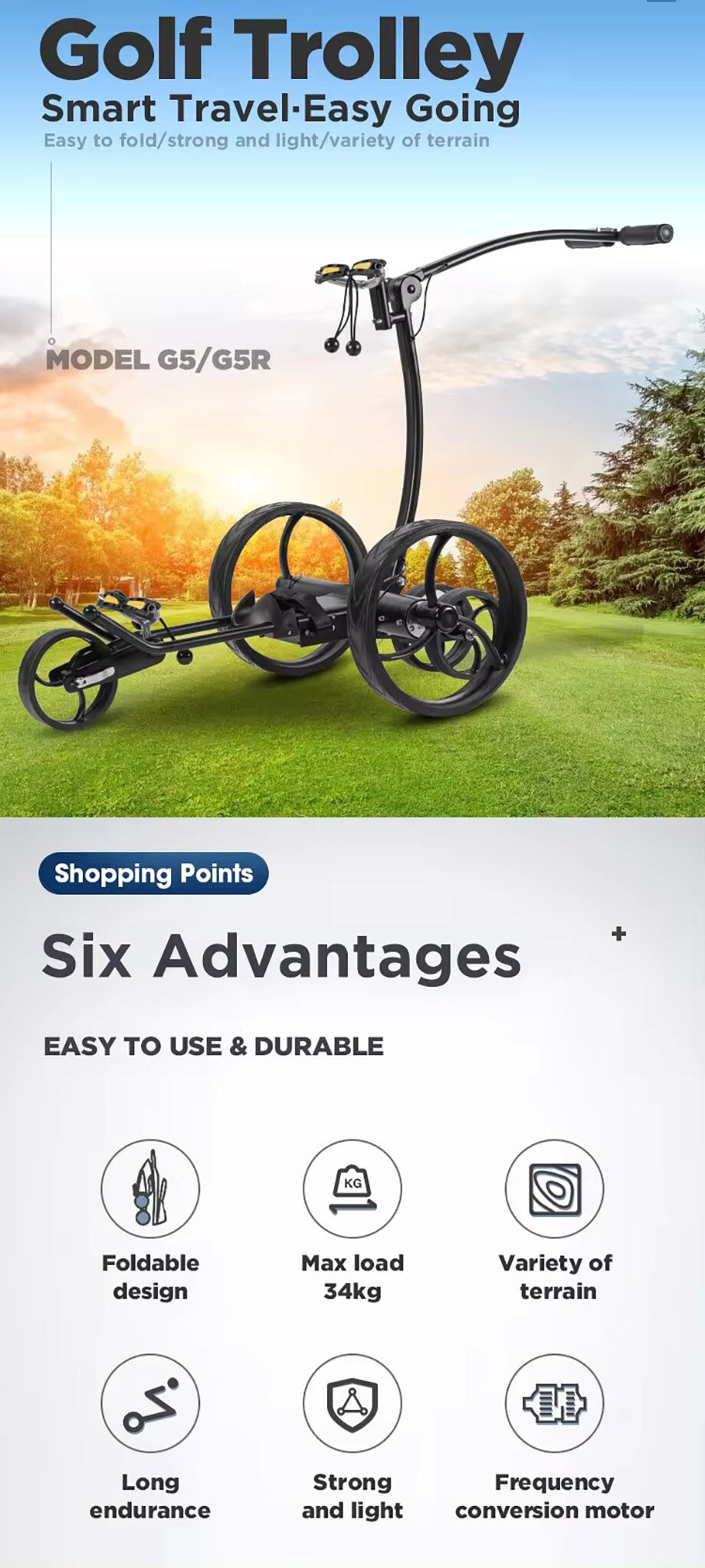 Remote Control Electric Carbon Golf Trolley Electric Golf Carts $488 ...