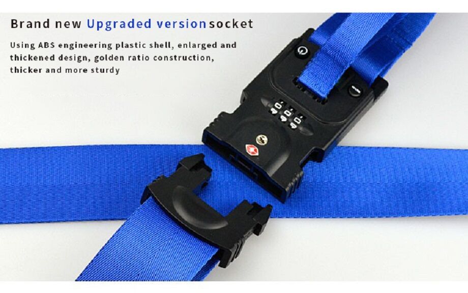 Weighing Code Customs Lock One Word Luggage Packing Belt Luggage Scale ...