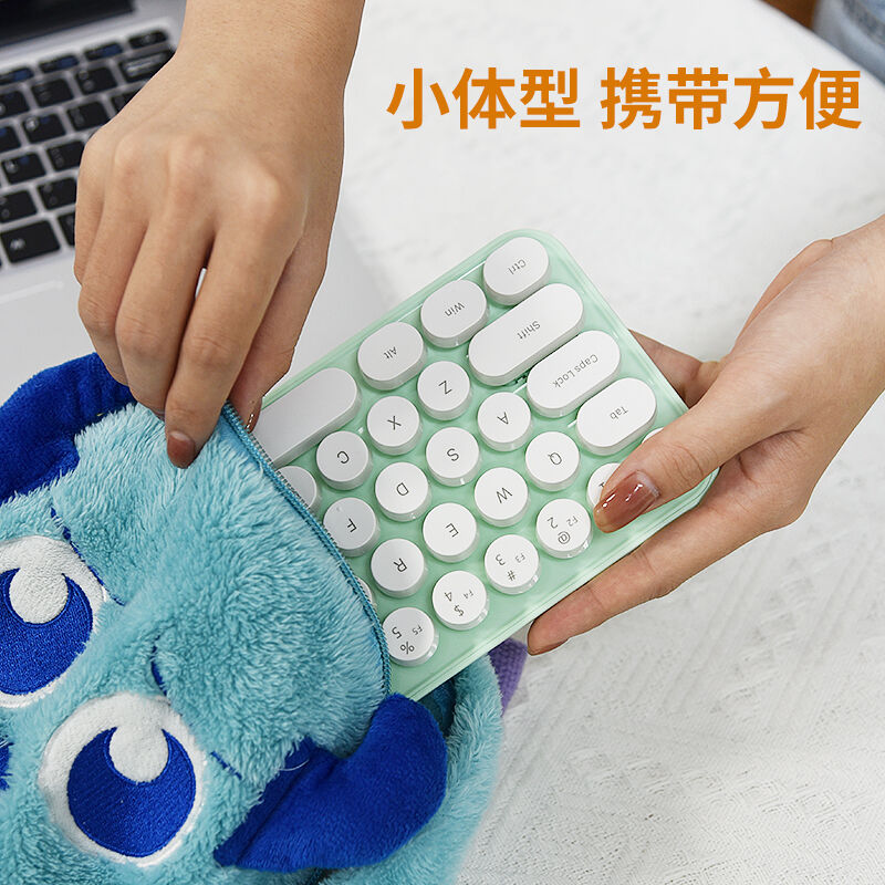 Buy China Wholesale Cheap Mini Retro Round Key Keyboard And Mouse Combo ...