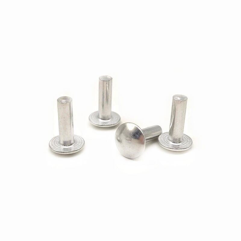 Manufacturers Produce Custom-made Aluminum Rivets, Flat-headed Solid ...
