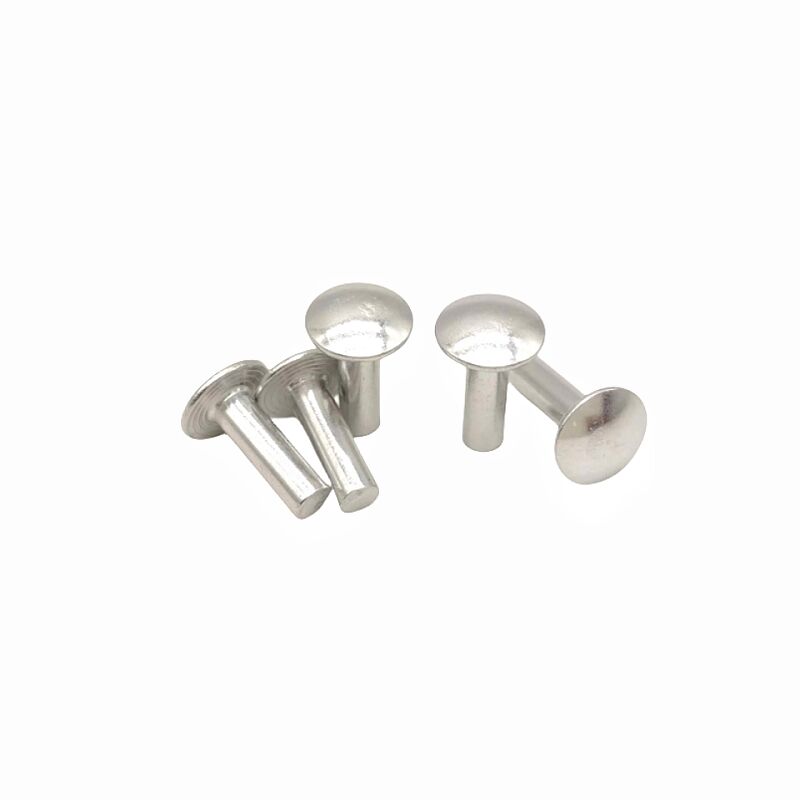 Manufacturers Produce Custom-made Aluminum Rivets, Flat-headed Solid ...