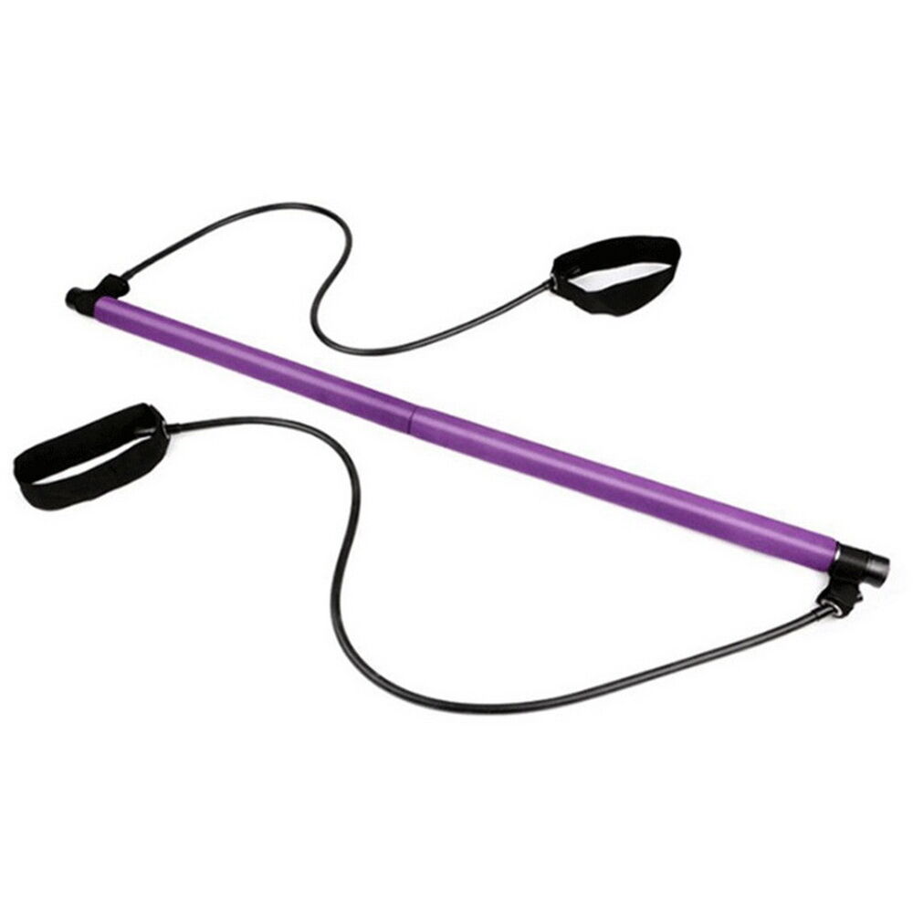 Hot Sales Body Exercise Portable Pilates Resistance Bar With Resistance ...