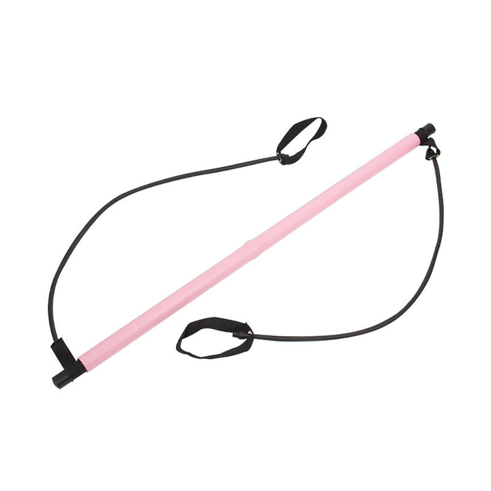 Pilates Stick Yoga Pull Rod Steel Pipe Resistance Band Home Gym Muscle ...