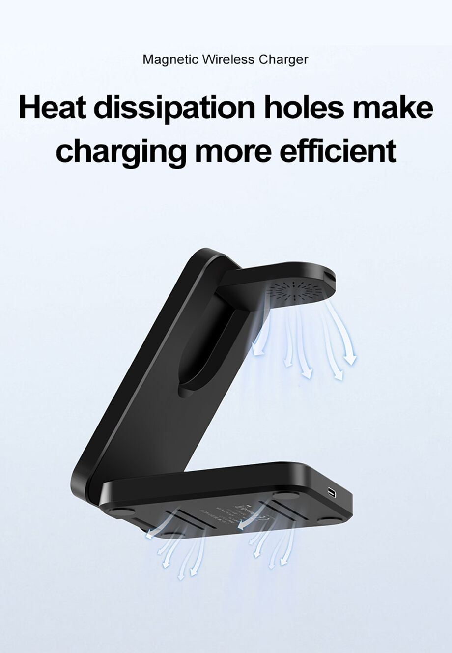 Shenzhen Factory 15w Fast 3 In 1 Foldable Wireless Charger ...