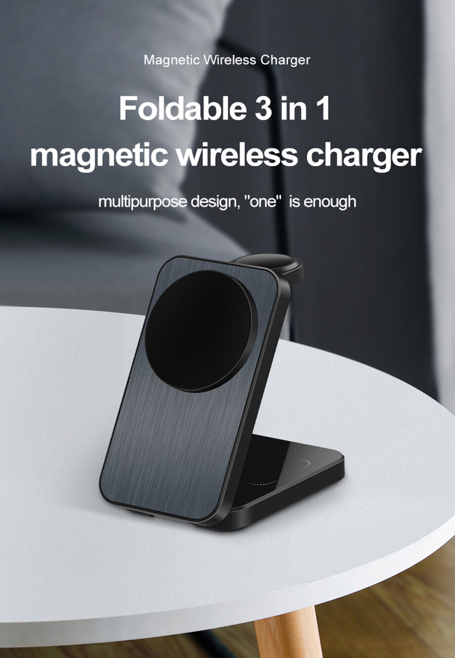 Shenzhen Factory 15w Fast 3 In 1 Foldable Wireless Charger ...