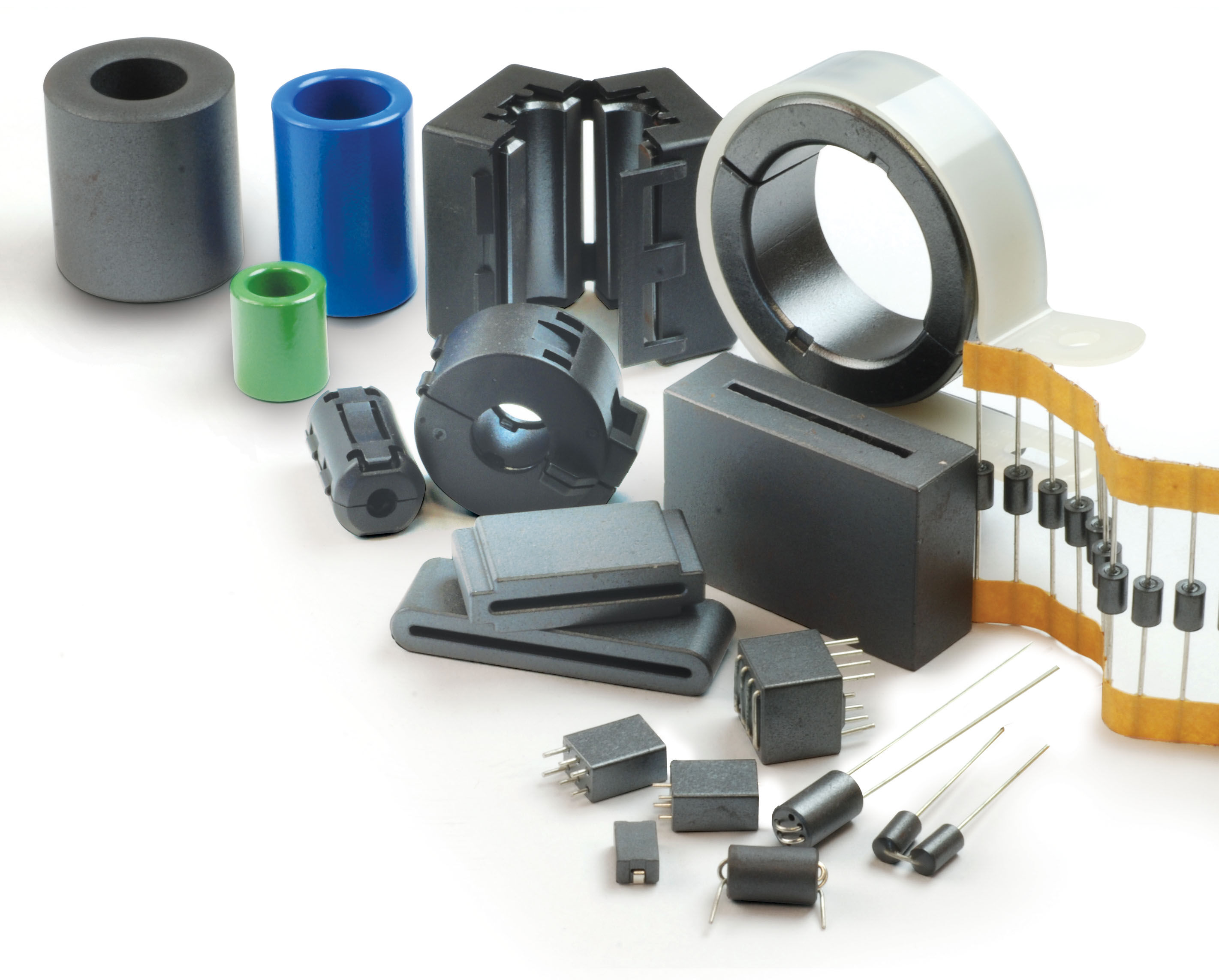 Emi Suppressor Split/nap-on Ferrite Cores For Cable Diameter 6.5φ Max ...