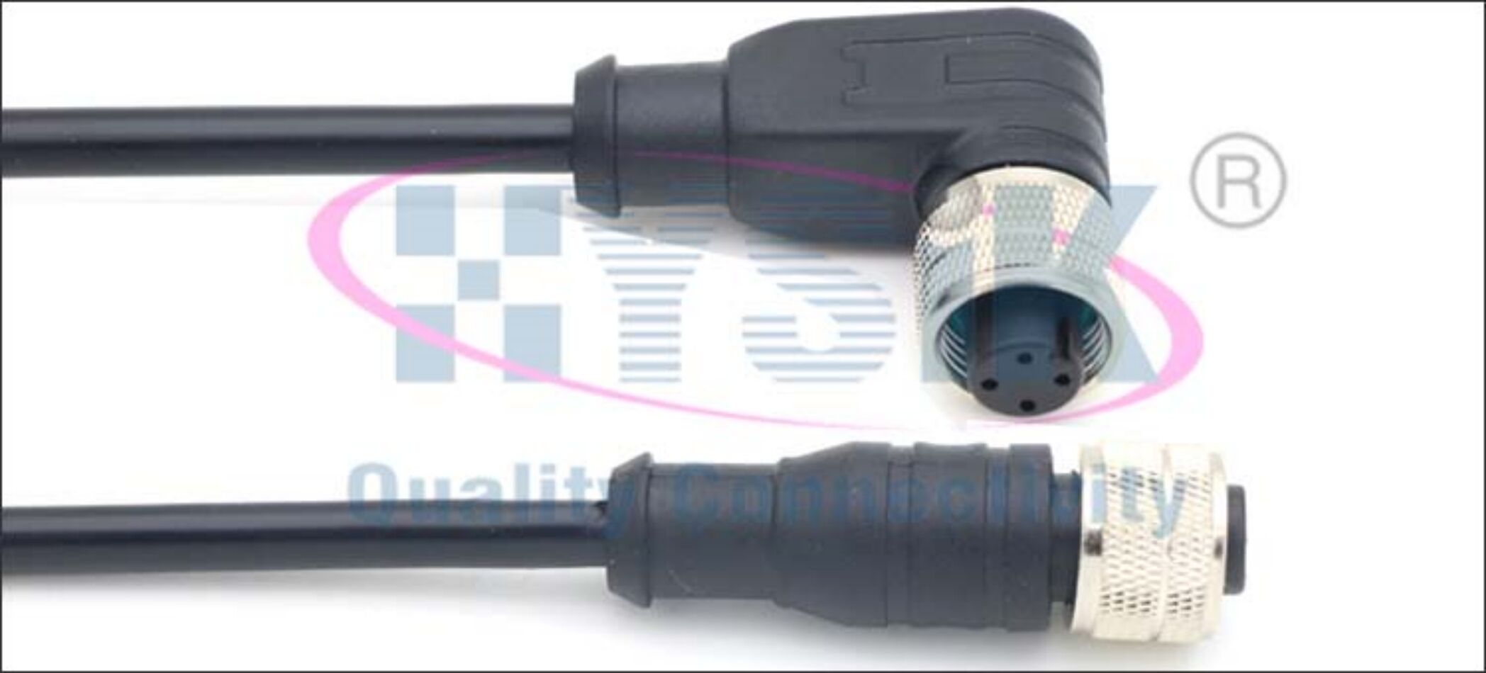 Bulk Buy China Wholesale M12 5 Poles Cable A Coding 90 Deg Angled ...