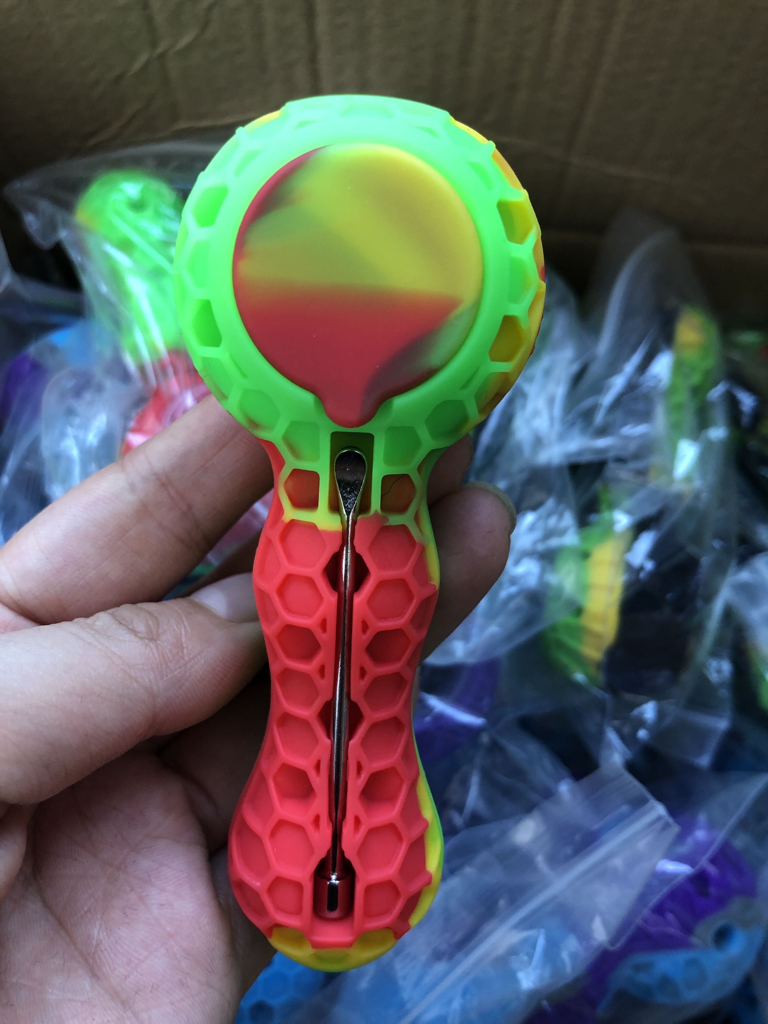 Hot Sell Factory Wholesale Custom Silicone Tabacco Pipe Smoking Pipe ...