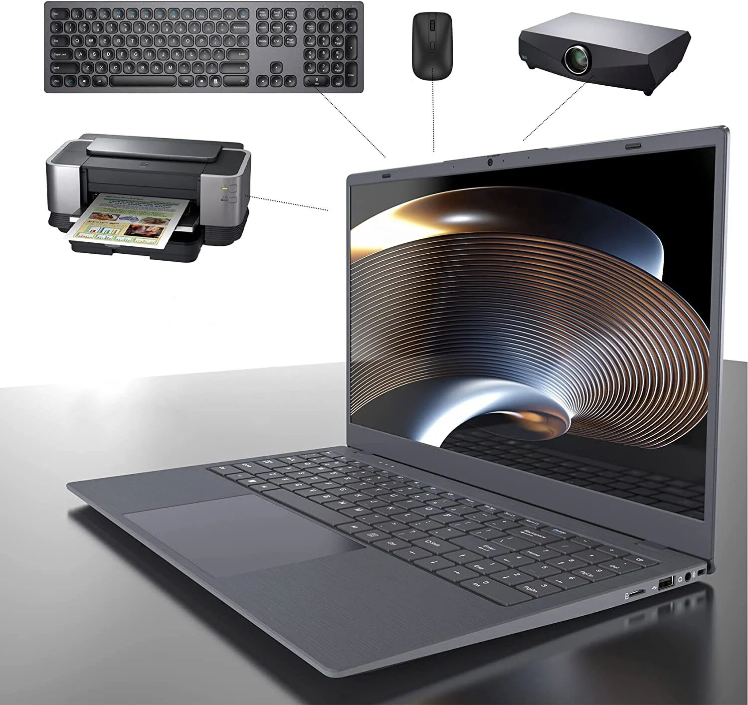 New Design 15.6'' Intel Notebook N95 Win11 Laptop Computer China ...