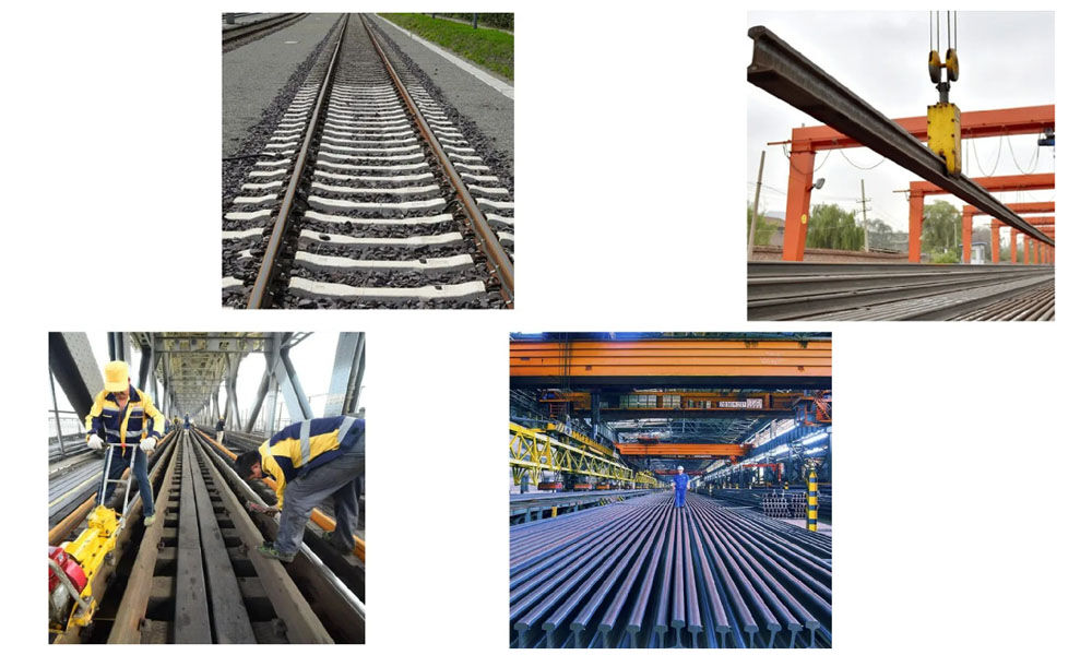 Uic54/54e1 Steel Rail/railway Rail/heat Treated Rail R50 R65 Crane Rail ...