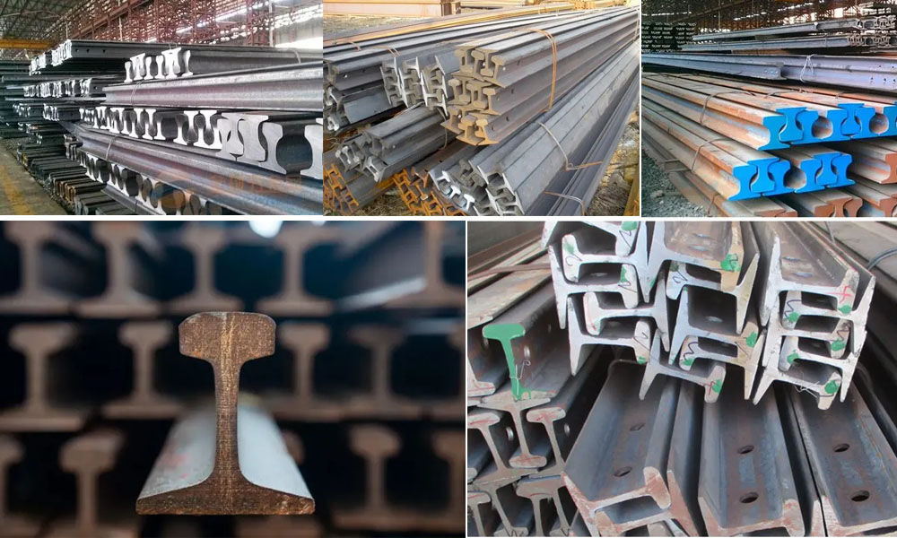 Uic54/54e1 Steel Rail/railway Rail/heat Treated Rail R50 R65 Crane Rail ...