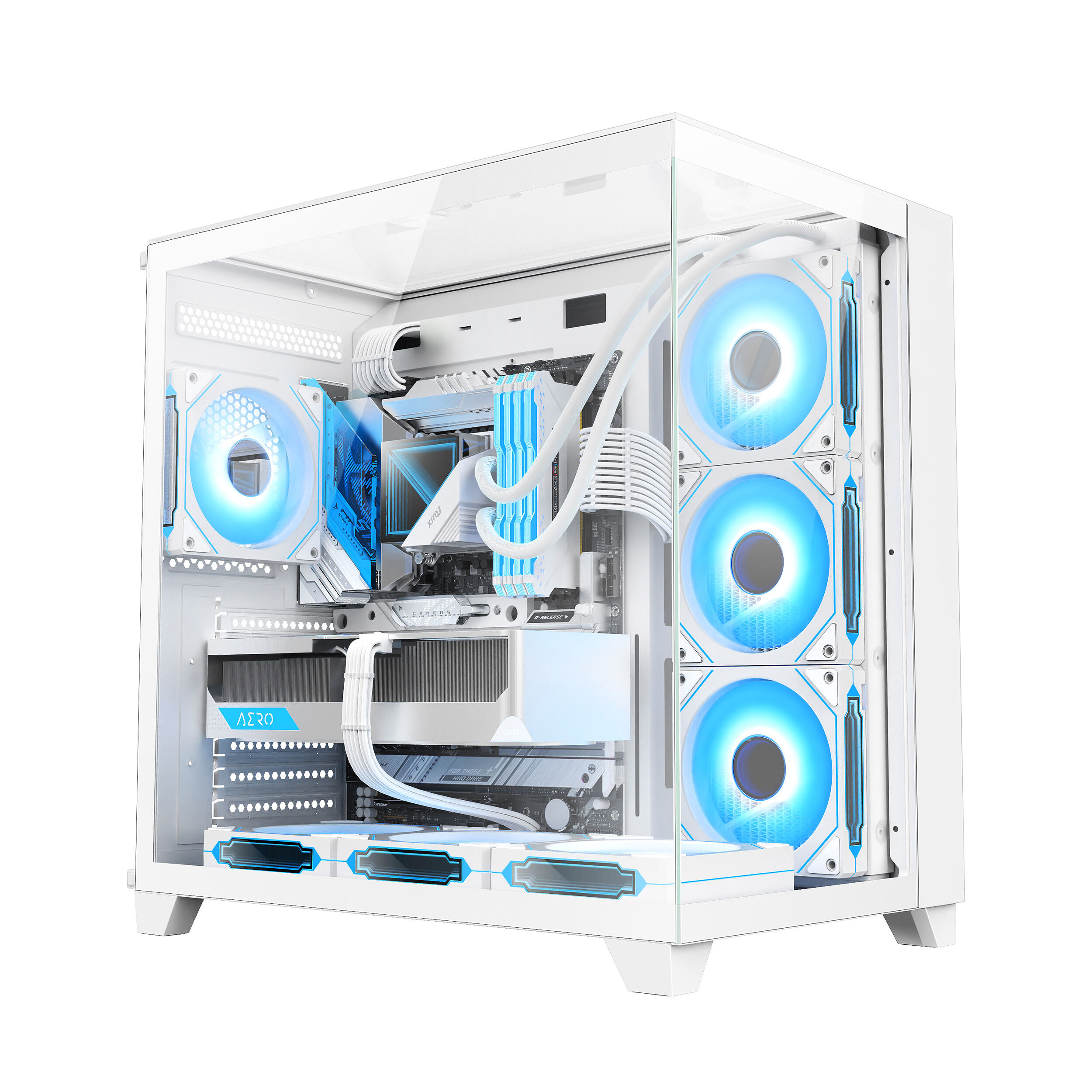 Hot Selling New Model Gaming Computer Case Three Sides Of Tempered ...
