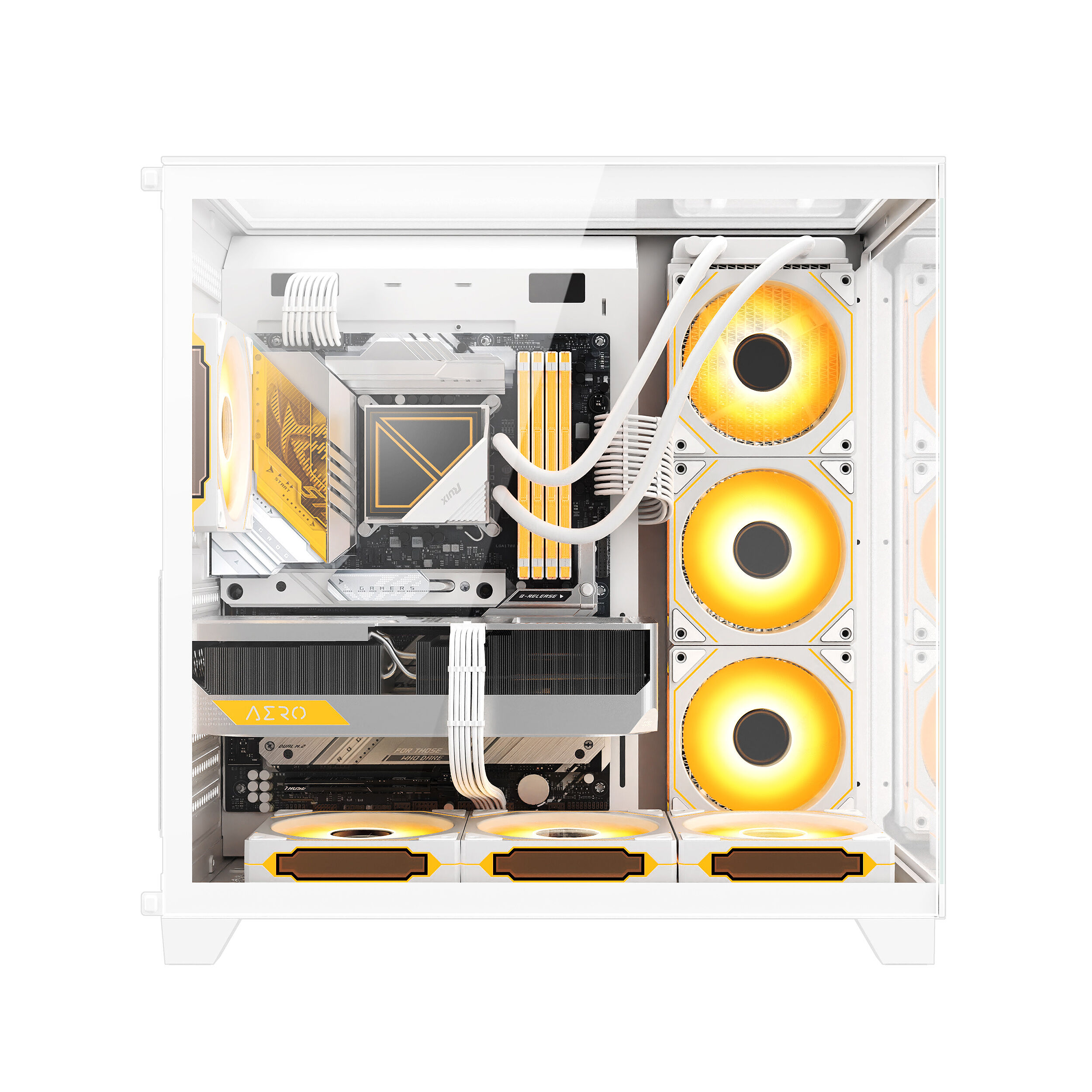 Hot Selling New Model Gaming Computer Case Three Sides Of Tempered ...