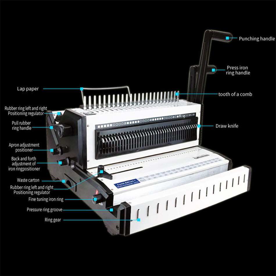 New Design 3 In 1 Binding Machine Wire O And Comb Binding Machine, 3 In 1 Binding Machine, Comb ...
