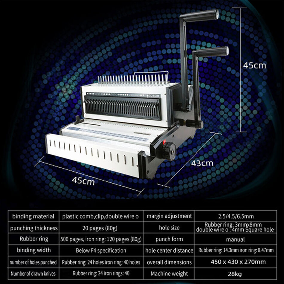 New Design 3 In 1 Binding Machine Wire O And Comb Binding Machine, 3 In ...