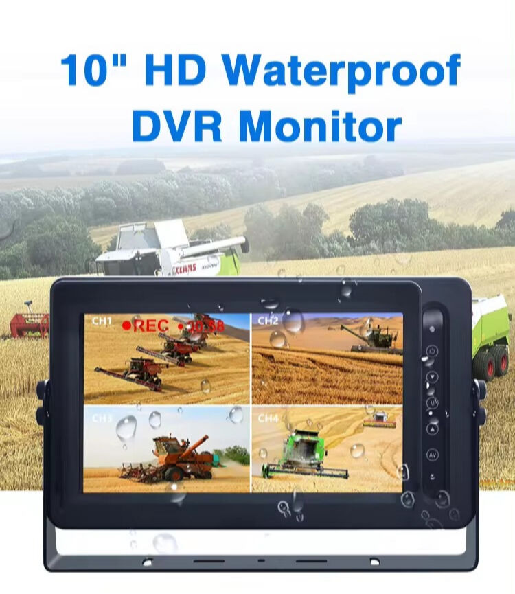 Pjauto Ahd Ip69k Waterproof Monitor With Dvr Night Vision Heavy Duty ...