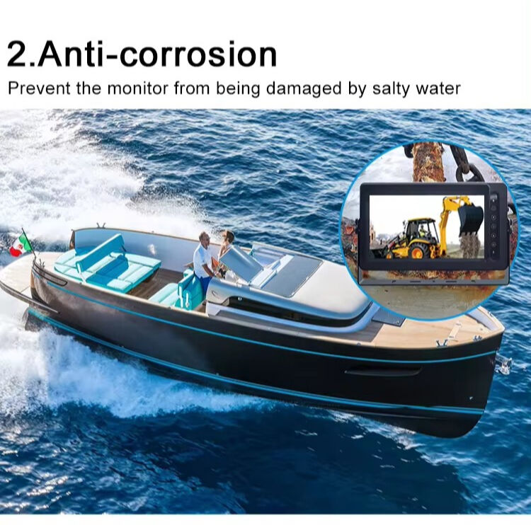 Pjauto Ahd Ip69k Waterproof Monitor With Dvr Night Vision Heavy Duty ...