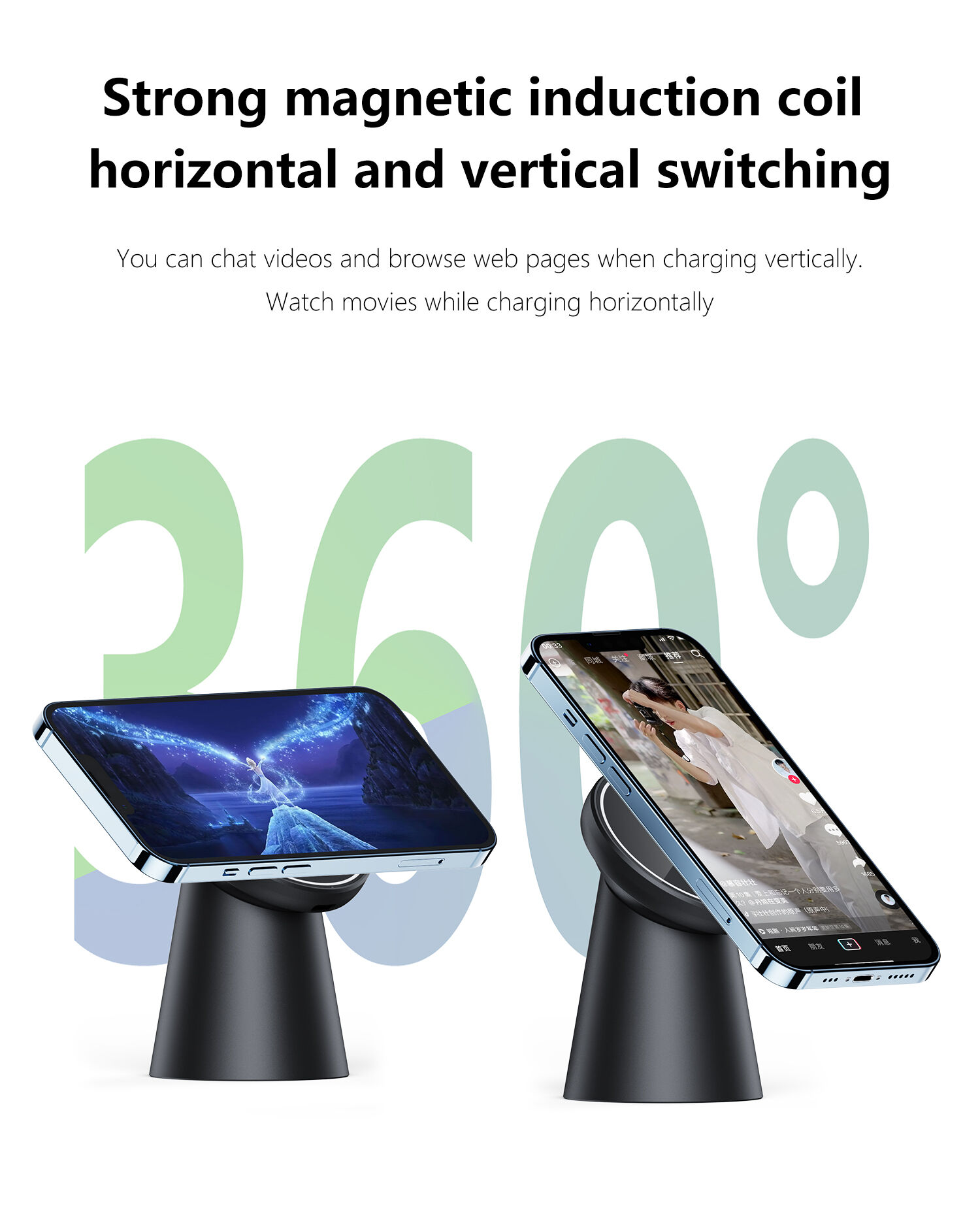 Supplier Oem Odm H115w Wireless Charger Station With Strong Magnetic ...