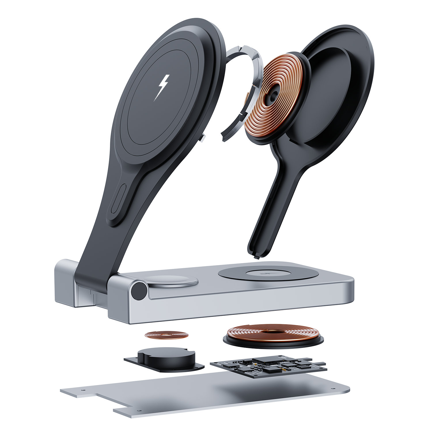 Lorrington New Mobile Wireless Charger Magnetic Adjustable 3 In 1 ...