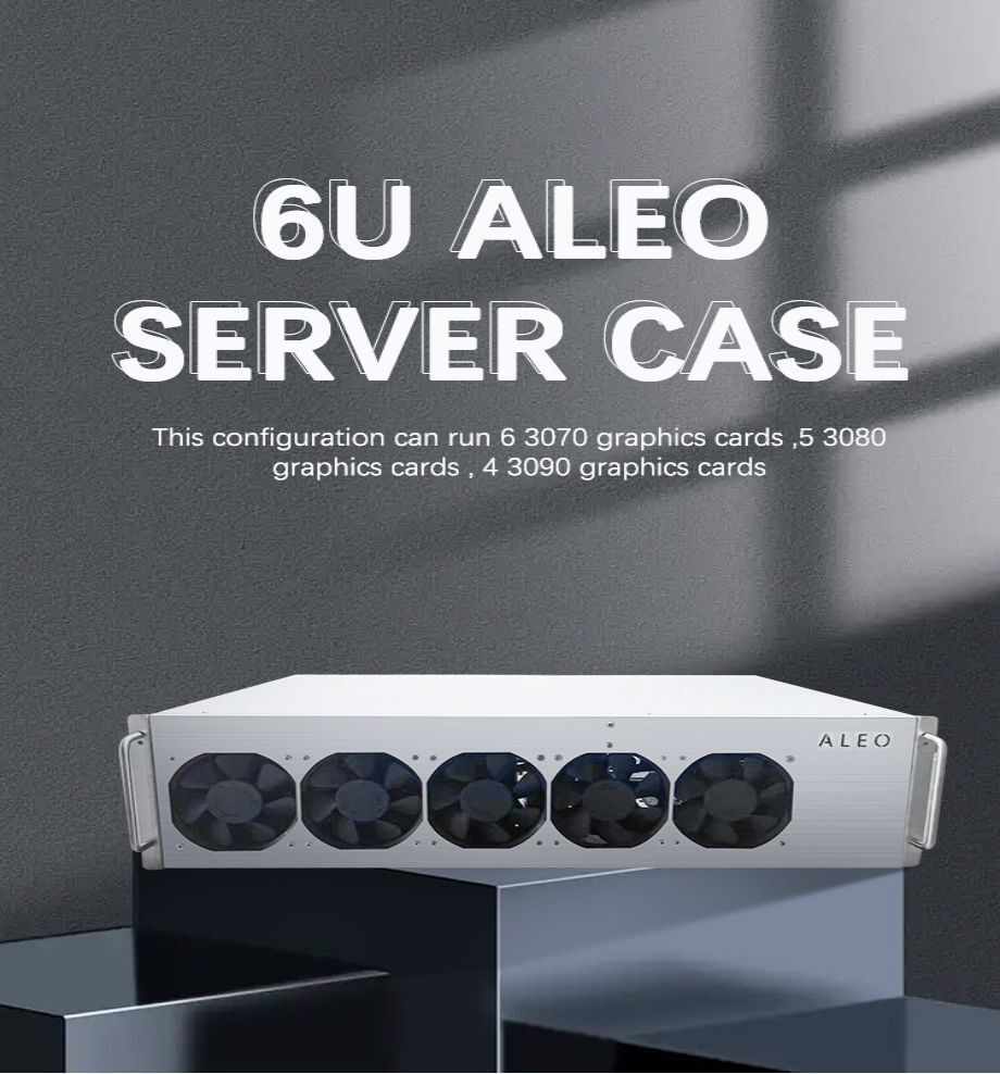 Factory Direct High Quality China Wholesale Ready Stock Aleo Cryptocurrency Mining Gpu Rig Frame ...