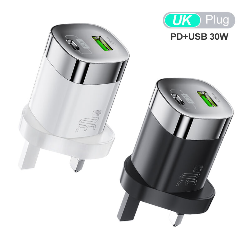 Pd 30w Wall Charger Type C And Usb A Port Charging Support Smart Phone ...