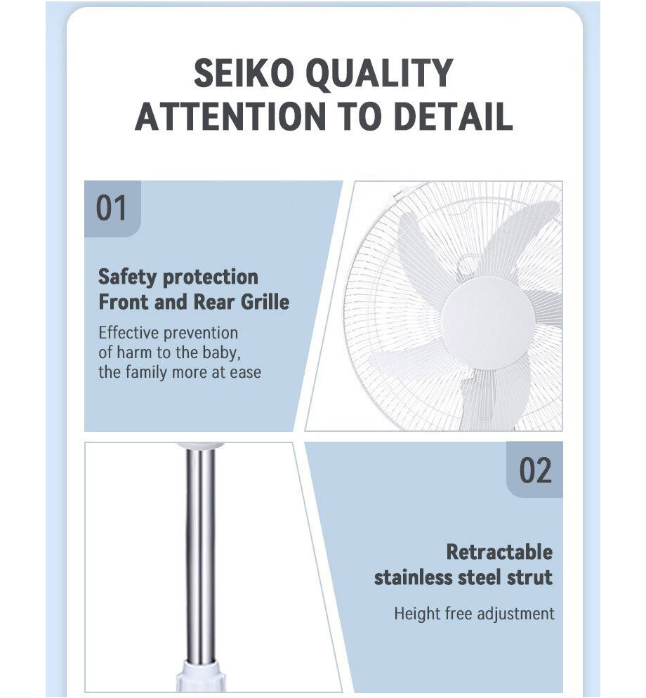 Hot Selling 16 Inch 5 Blades Rechargeable Power Energy Electric Stand ...