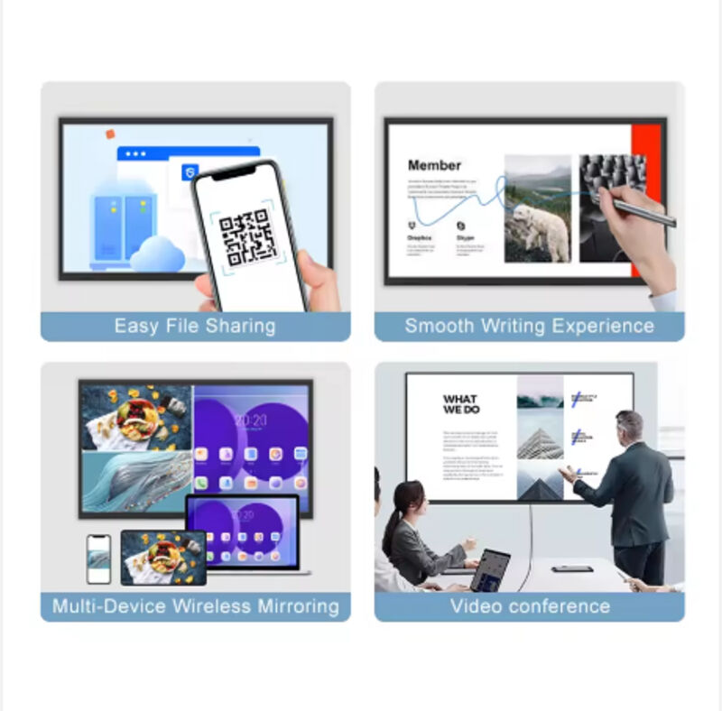 Smart Board Mobile Stand Classroom Digital Whiteboard Intelligent ...