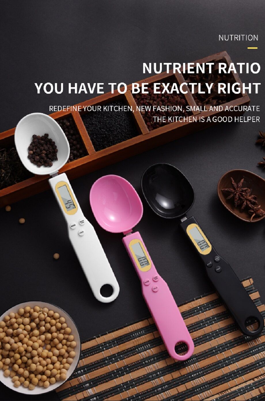 Buy China Wholesale Abs Hot Selling Digital Spoon Scale Nutrition Kitchen Scale Foods Scales ...