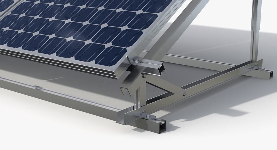 Solar System Mounting Bracket , Solar Adjustable Triangle Frame Support ...