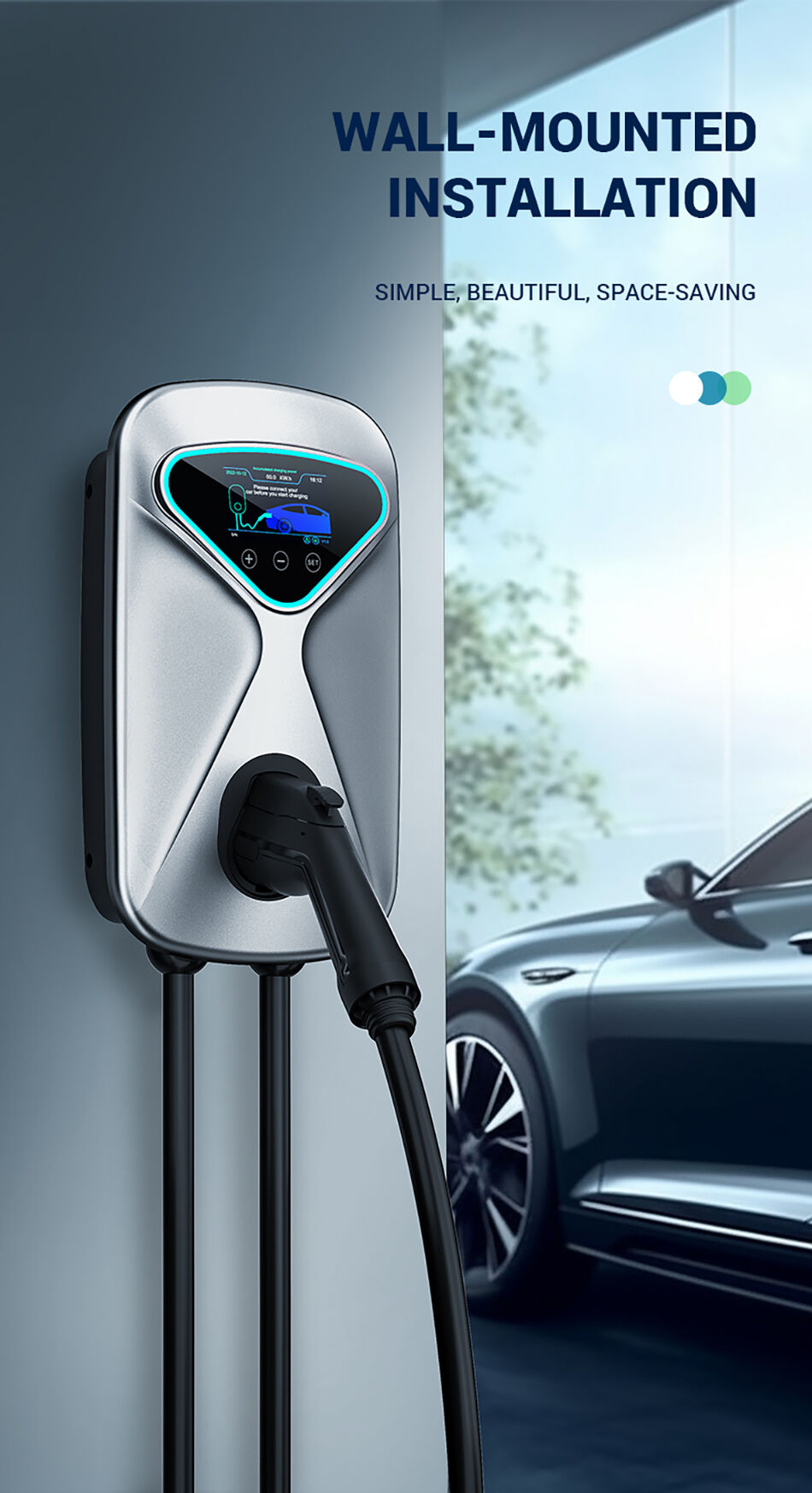 Buy China Wholesale Wall Mounted Electric Vehicle Car Charging Wallbox ...