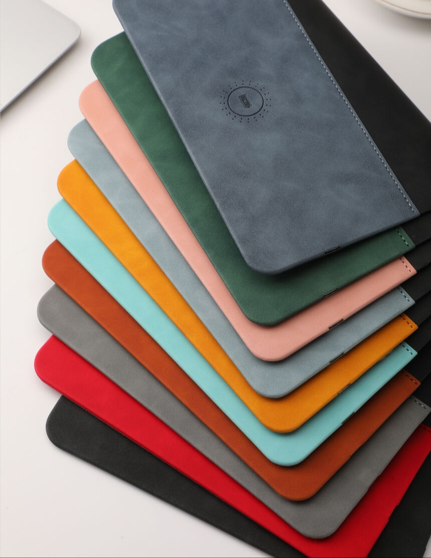 Pu Wireless Charging Mouse Pad Wireless Rechargeable Mouse Pad Charge ...