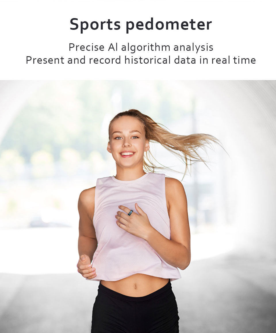 Bluetooth Heart Rate Spo2 Monitoring Sleep Tracking Fitness Record ...