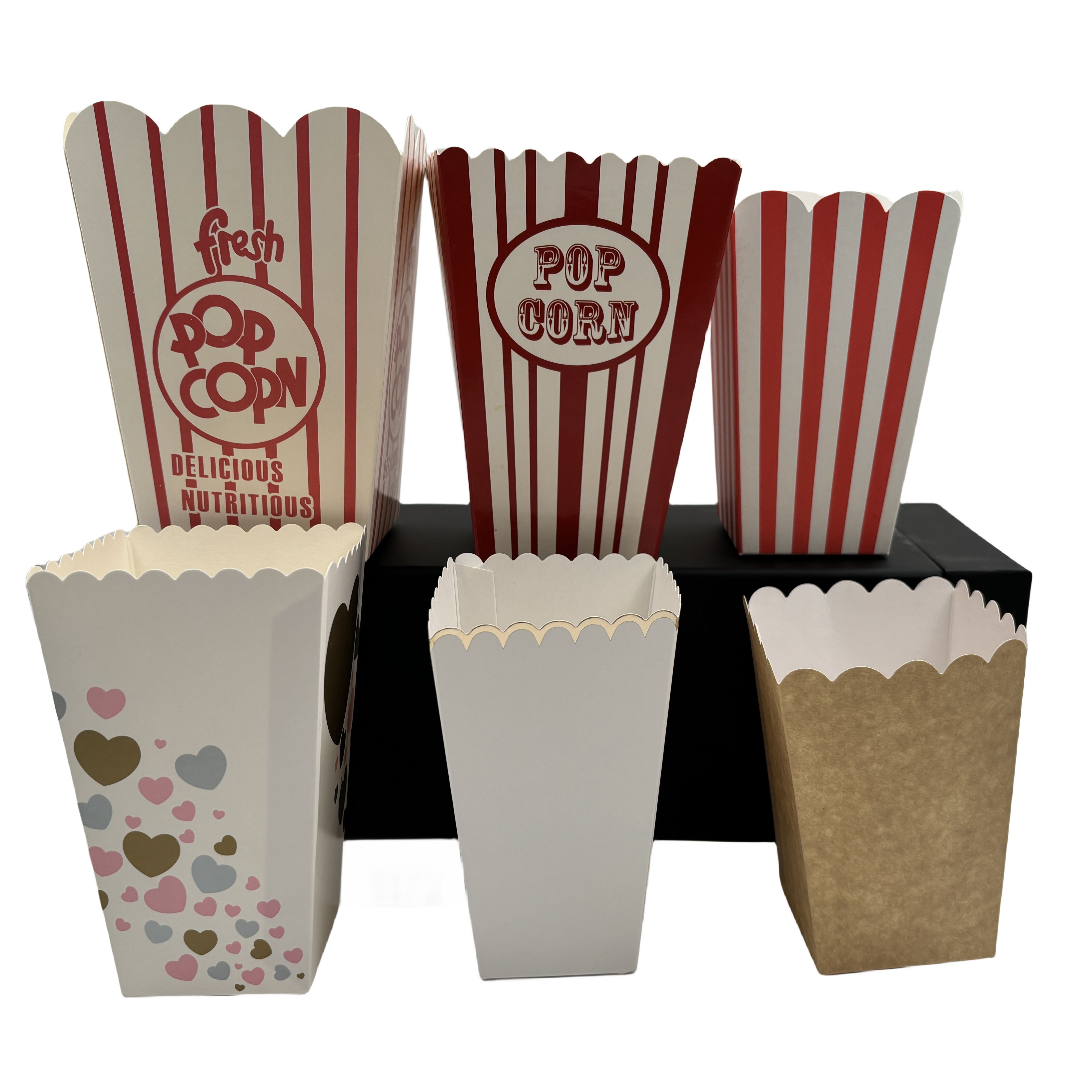 Wholesale Cheap Disposable Pop Corn Boxes Packaging Fashion Custom ...