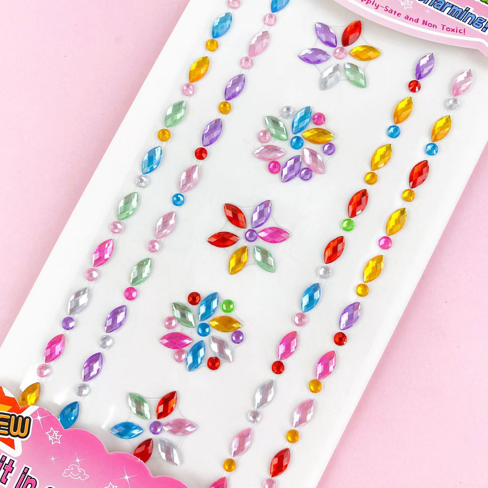 Manufacturer Best Selling Gemstone Stickers Children Crystal Stickers ...