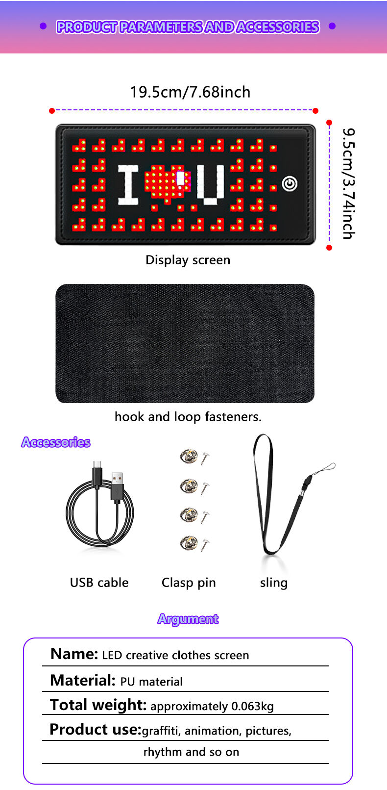 Mini Led Signs Rechargeable Wireless Bluetooth Led Message Sign Smart ...