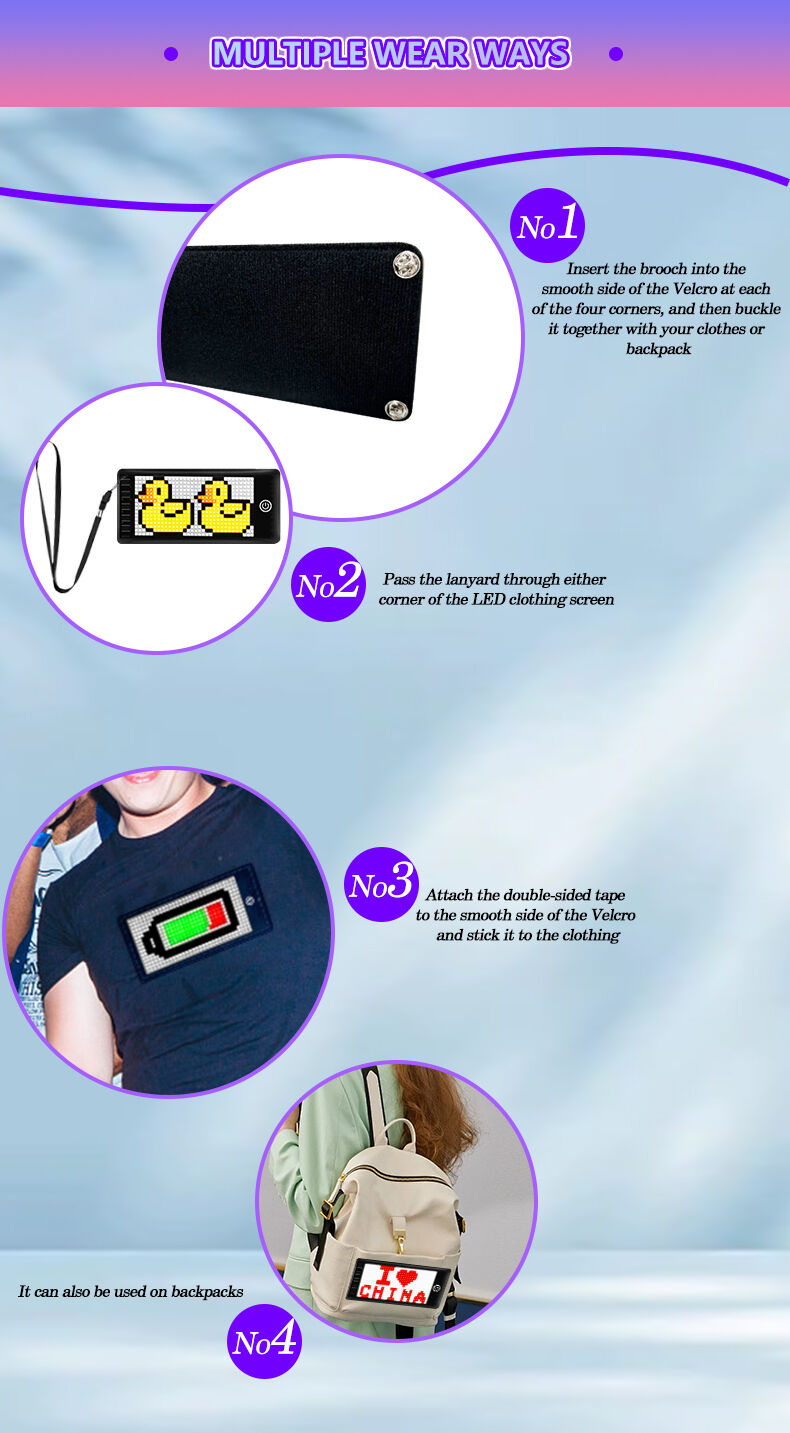 Mini Led Signs Rechargeable Wireless Bluetooth Led Message Sign Smart ...