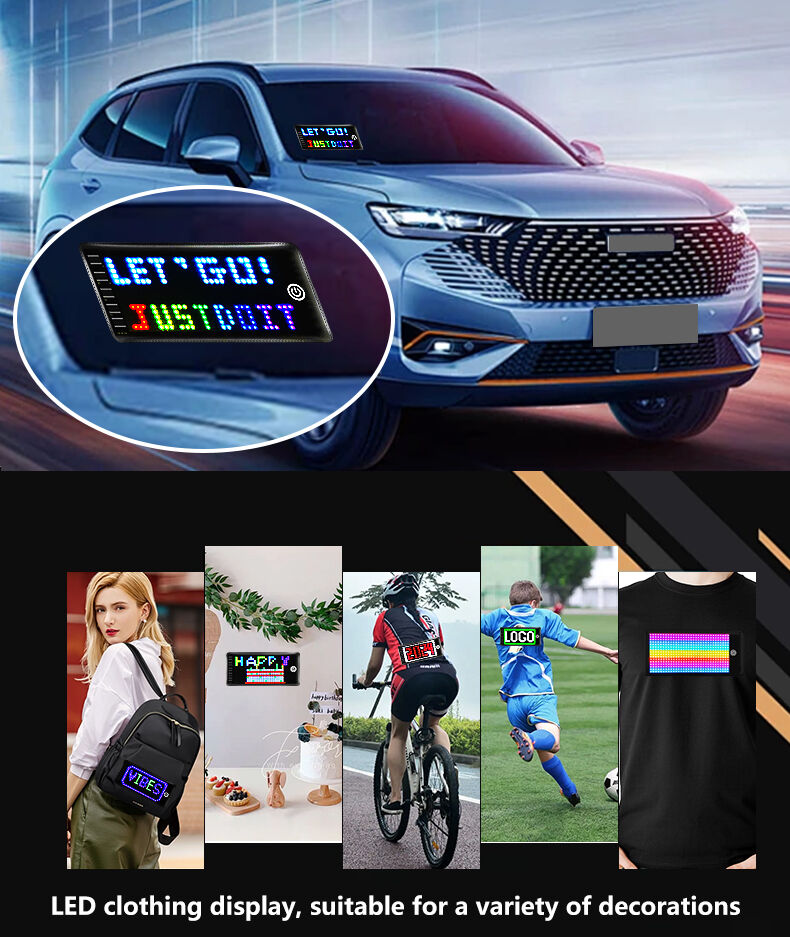 Mini Led Signs Rechargeable Wireless Bluetooth Led Message Sign Smart ...