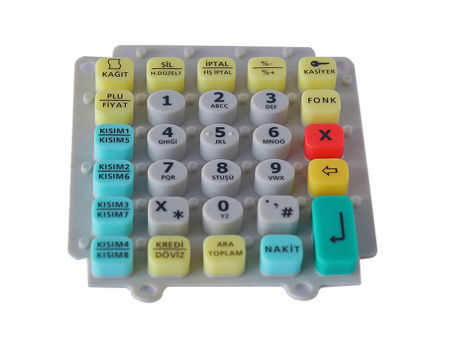 Silicone Rubber Keyboard Custom Made Silicone Keypads - Buy China ...