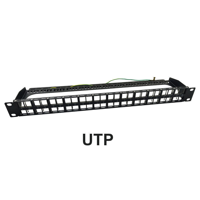 Buy China Wholesale 48 Ports Utp Ftp 1u Blank Patch Panel With Back Bar ...
