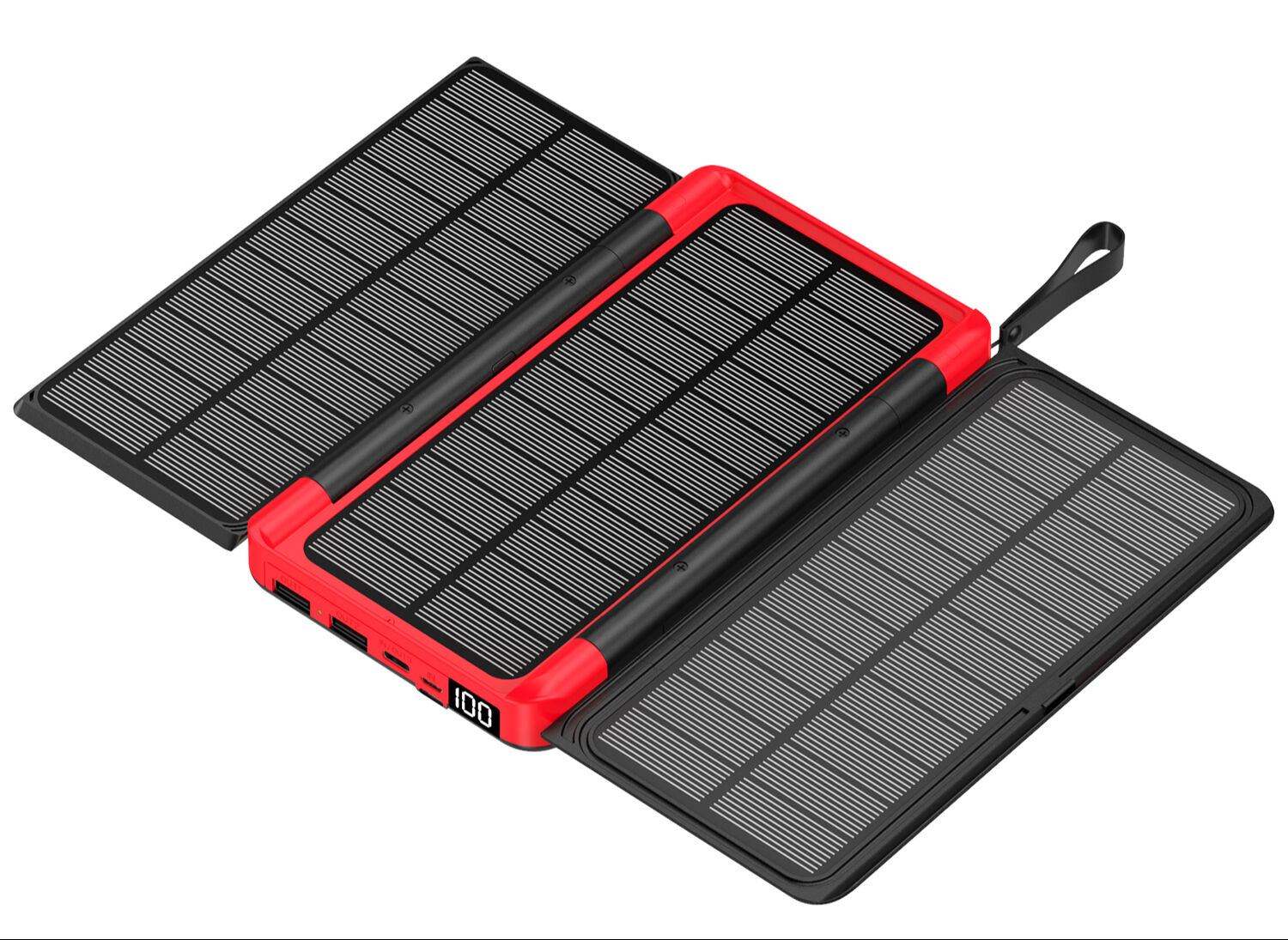 Wholesale Solar Panel Charging Power Bank 10000mah 20000mah Waterproof ...