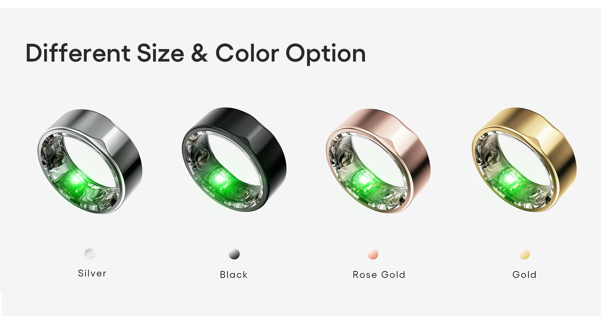 Wholesale High Accuracy Smart Health Ring For Heart Rate, Spo2, Sleep ...