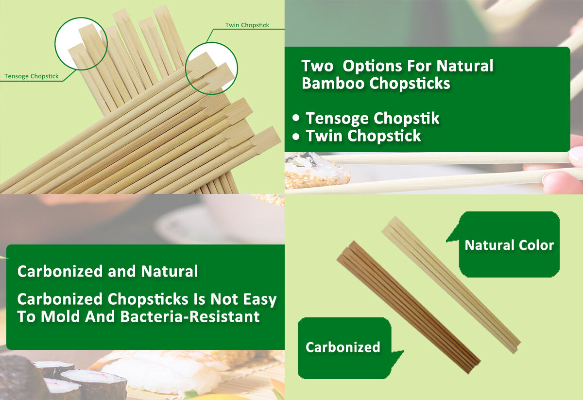 Biodegradable Wholesale Twin Bamboo Chopstick Factory Direct Sale ...